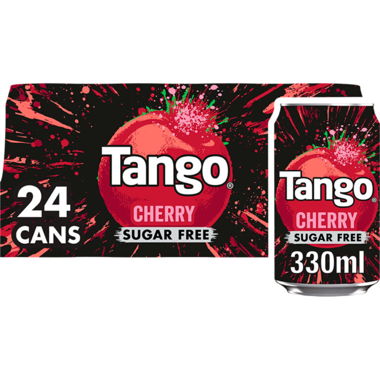 Buy Tango Cherry No Sugar Cans 24 x 330ml Soft Drinks - drinksxpress.uk